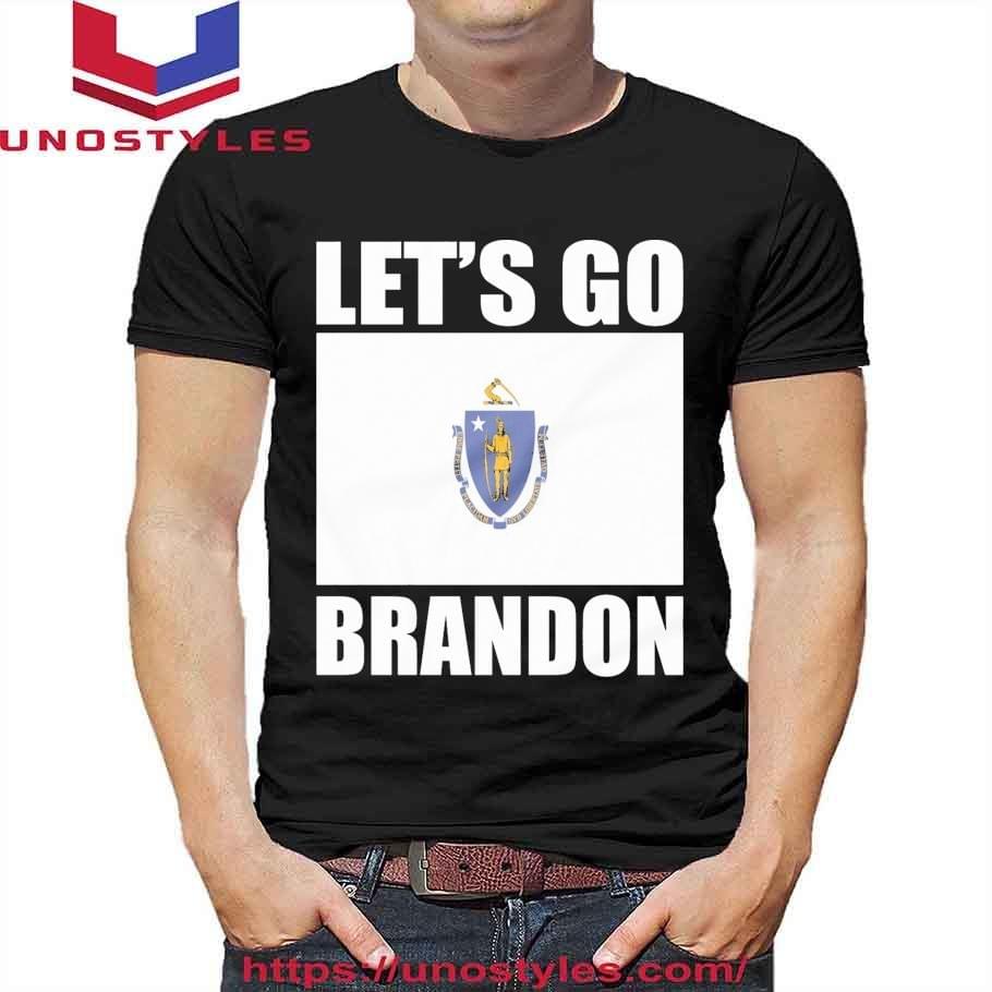 Let’s Go Brandon Massachusetts Flag Shirt