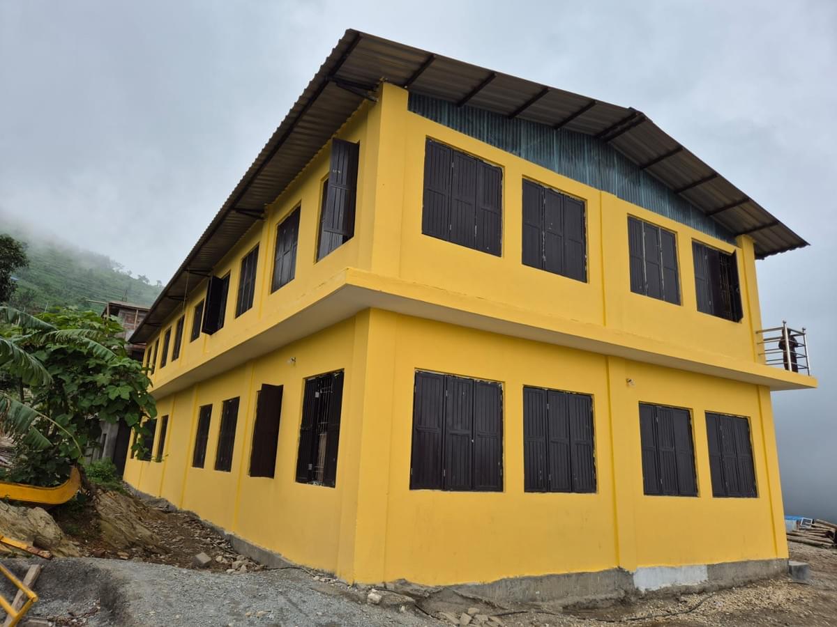 Construction of Shree National Basic School Bharang Bri...