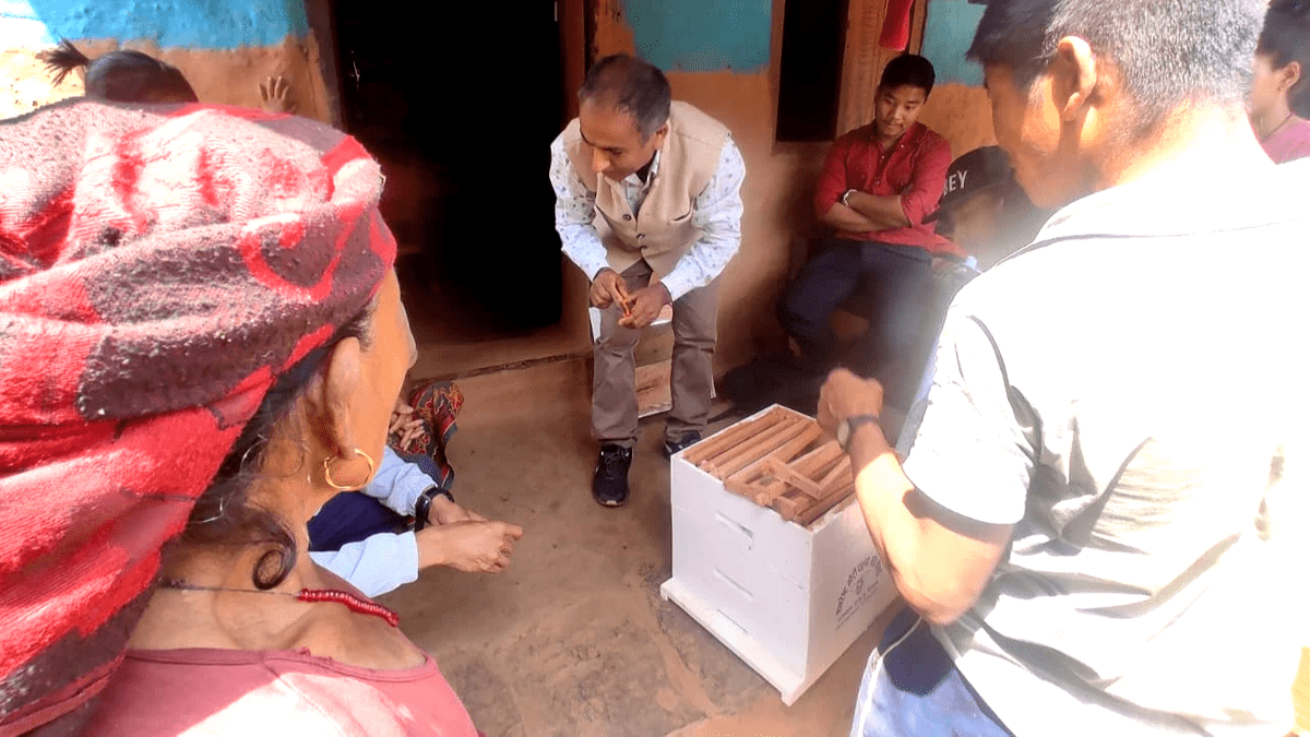 Beekeeping and Bee-hive Management Training in Five Rai...