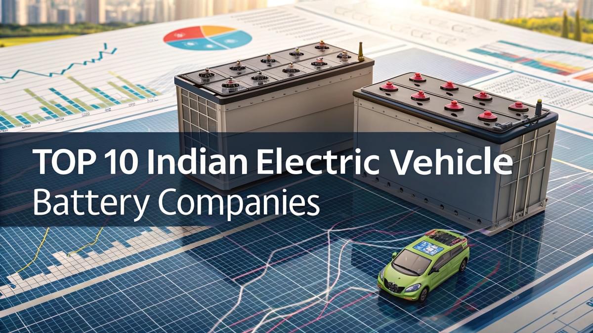 Top 10 Electric Vehicle Battery Companies in India: Lea...