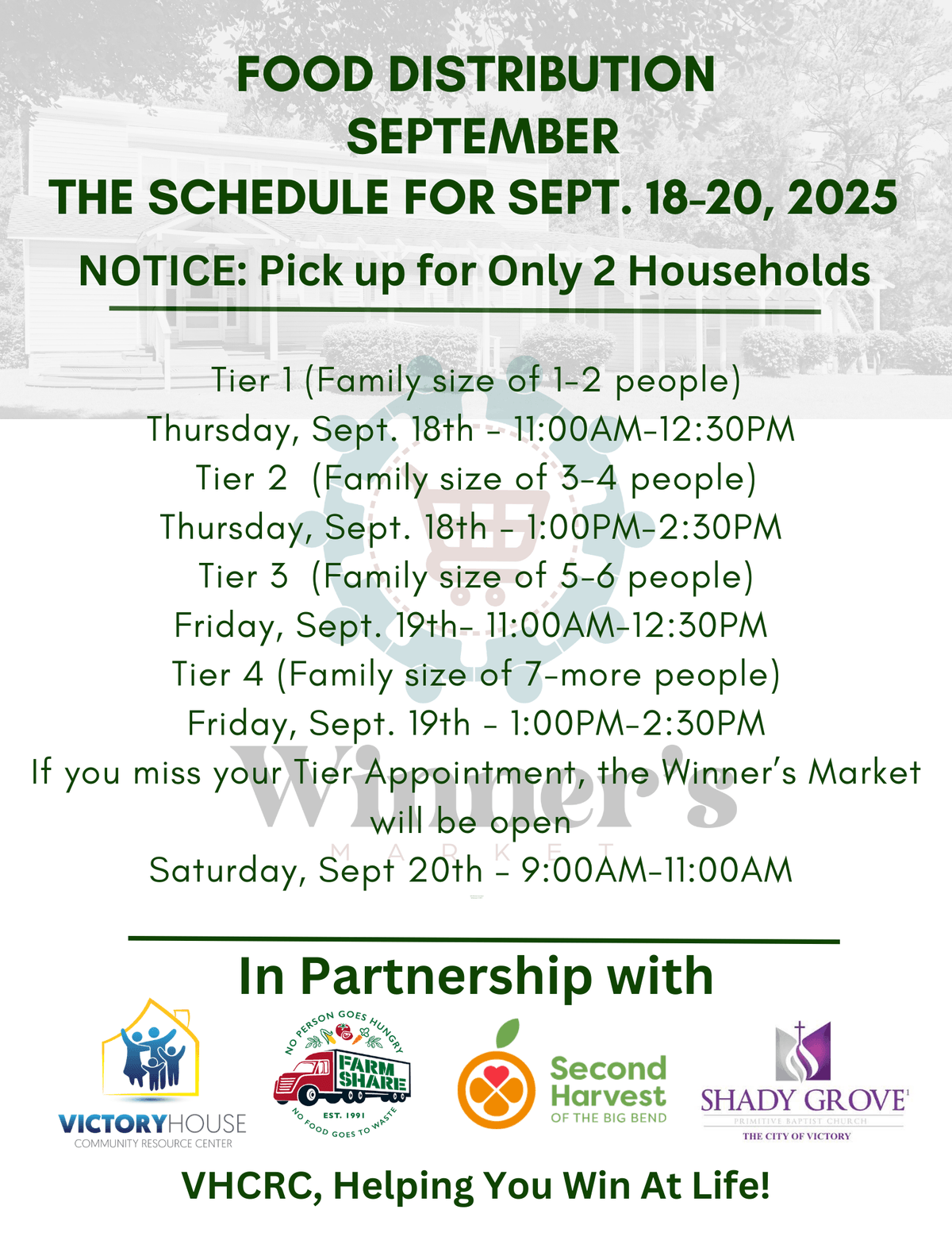 Food Distribution - Victory House
