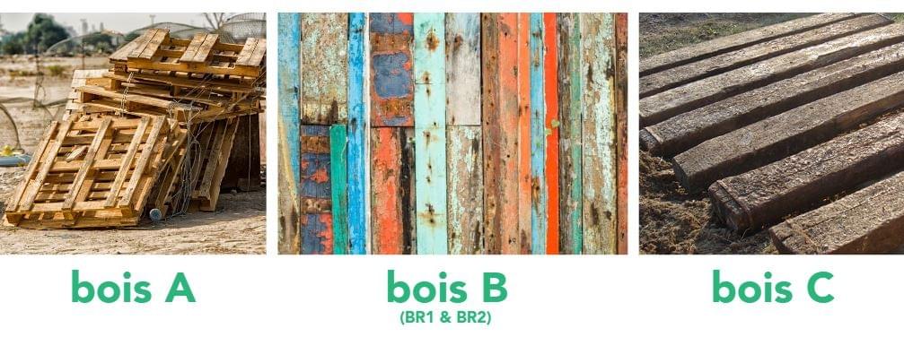 Comment différencier le bois A du bois B et du bois C