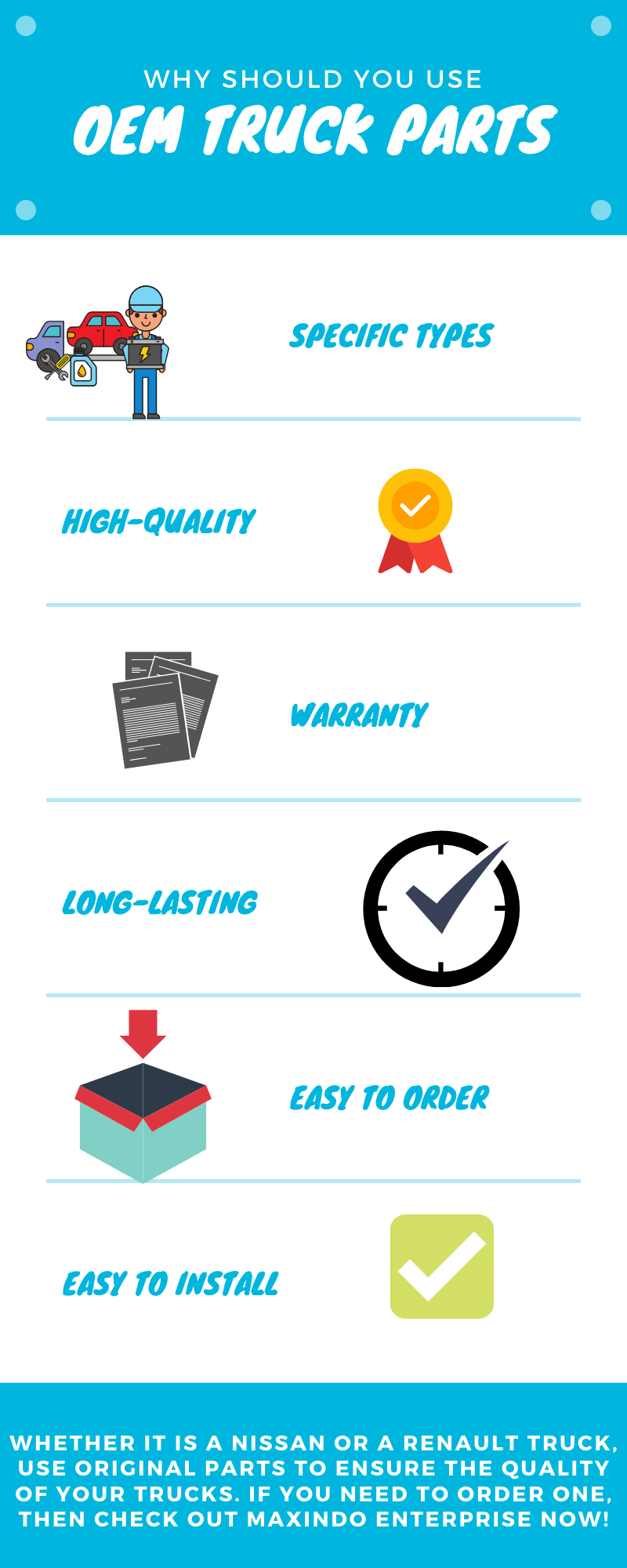 Why Should You Use OEM Truck Parts - Spare Parts Automo...