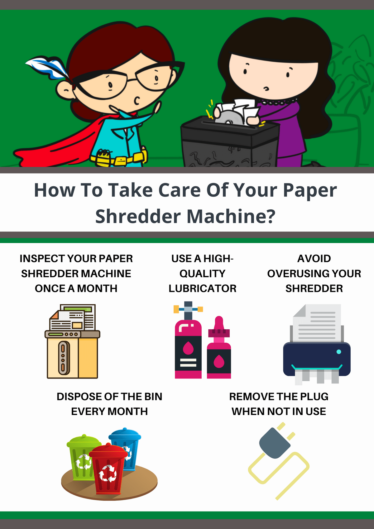 How To Take Care Of Your Paper Shredder Machine? - pape...