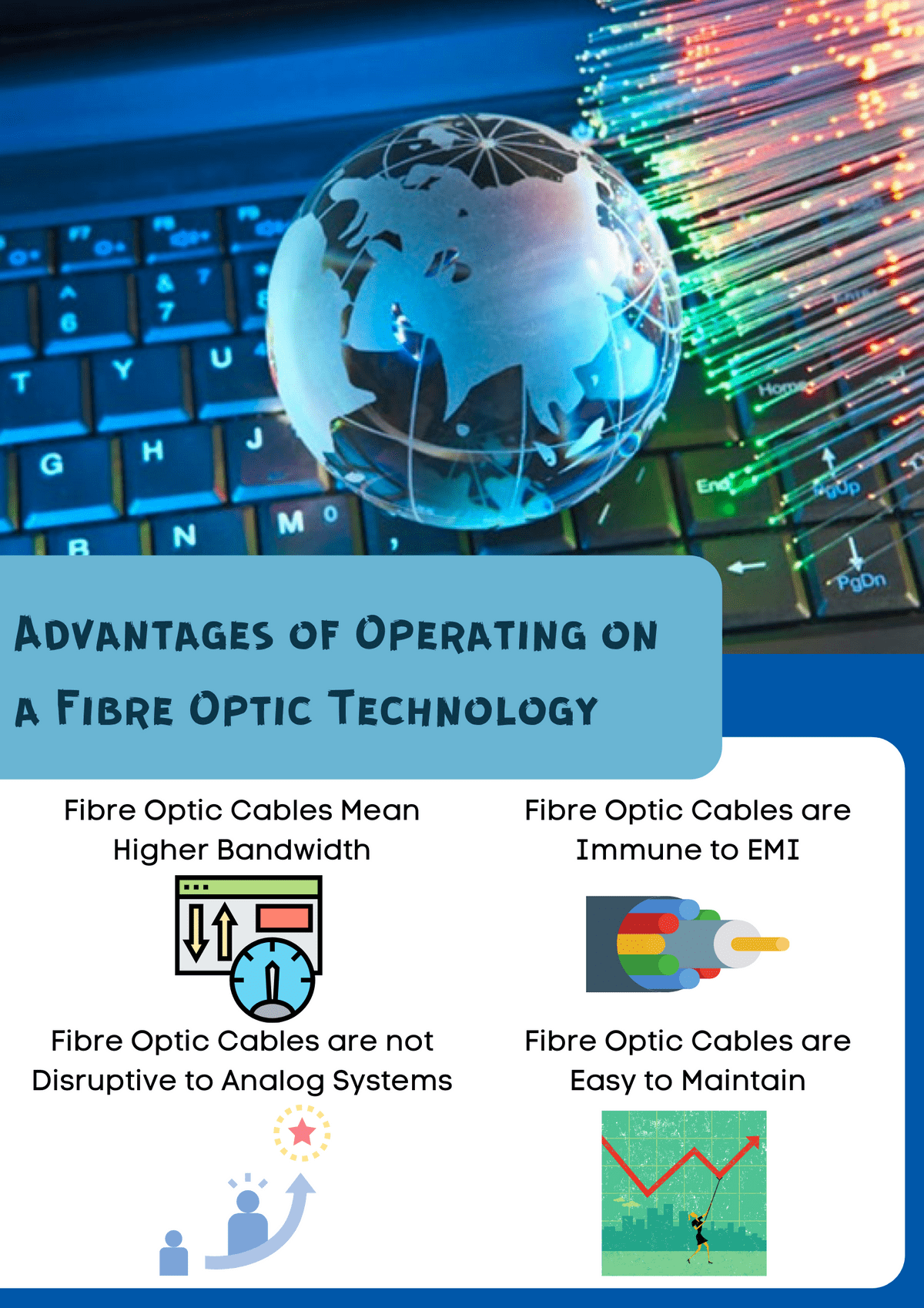 Advantages of Operating on a Fibre Optic Technology - c...