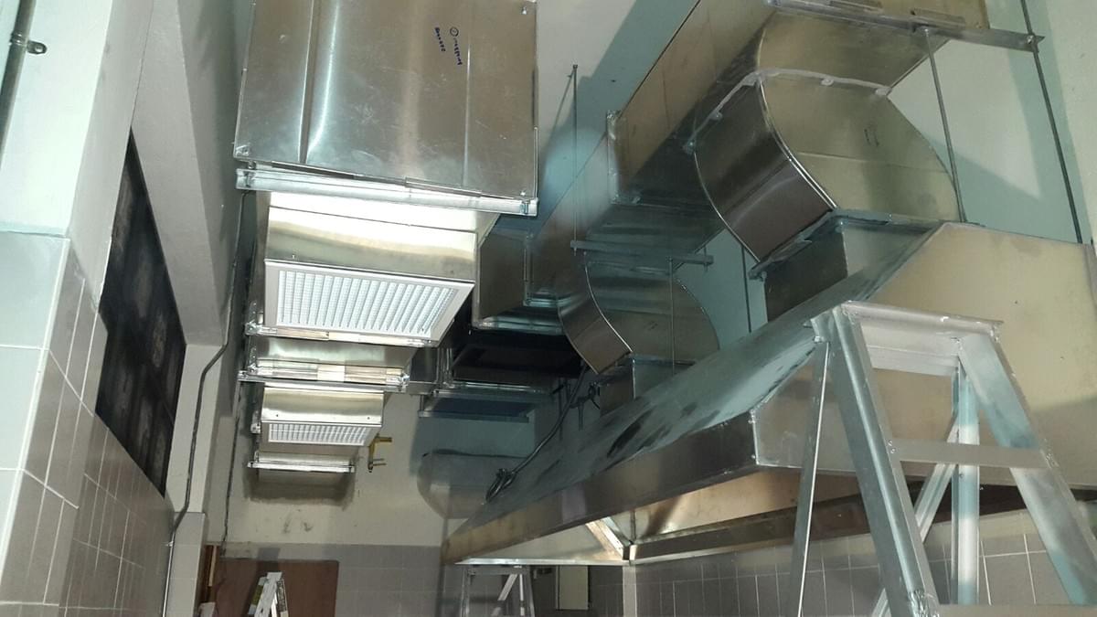 3 Different Kitchen Ducts - Engineering Services