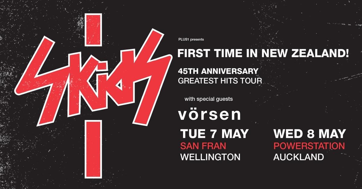 The Skids NZ Tour