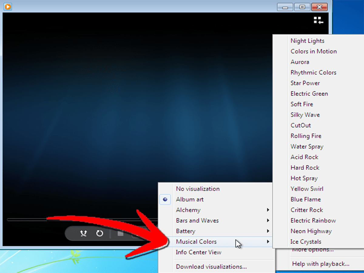 Install windows media player visualizations download