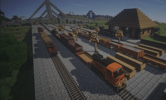 Traincraft Map A Bunch Of Work I've Done With My Custom Modpack