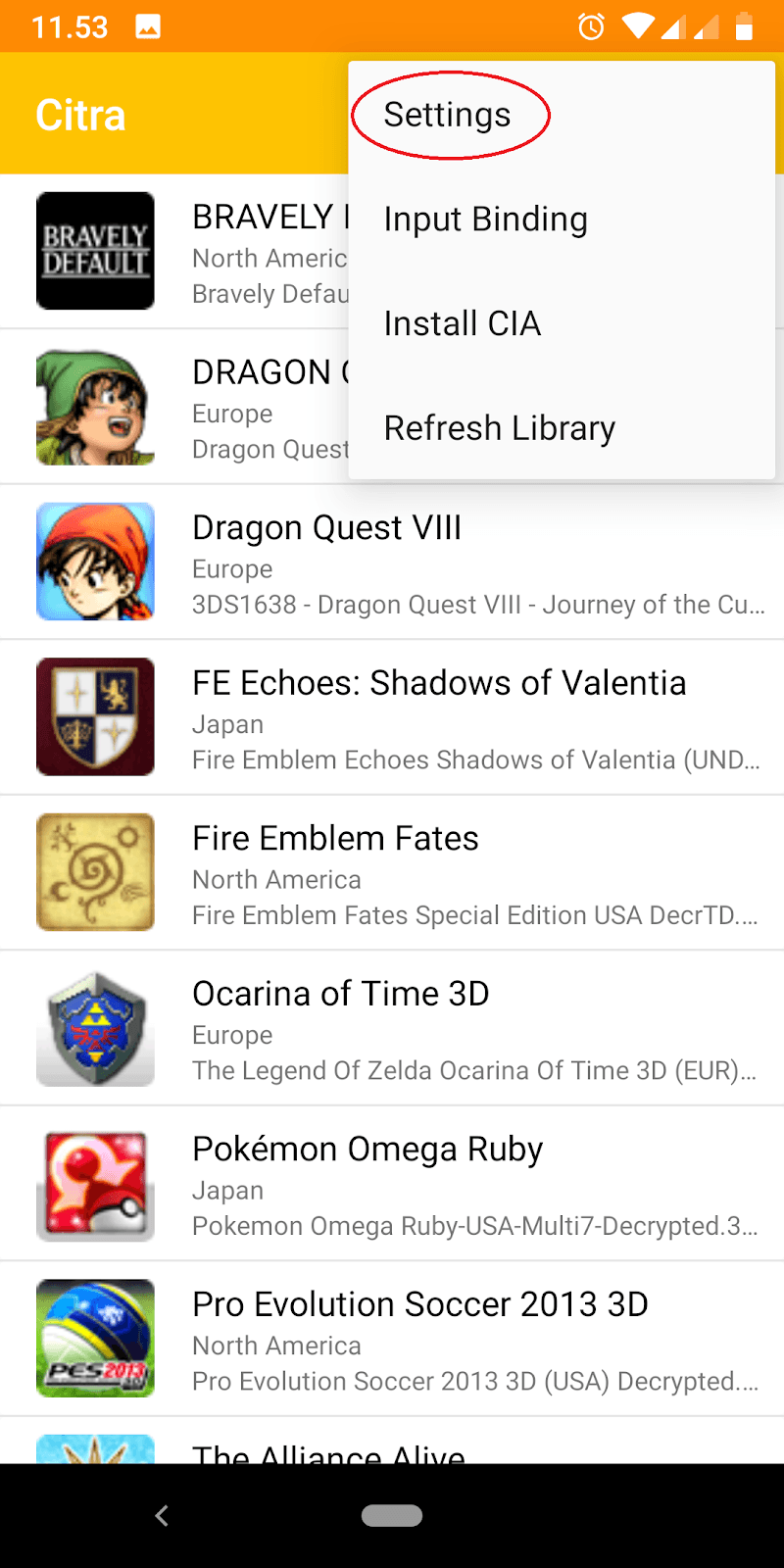 Citra emulator games download for android