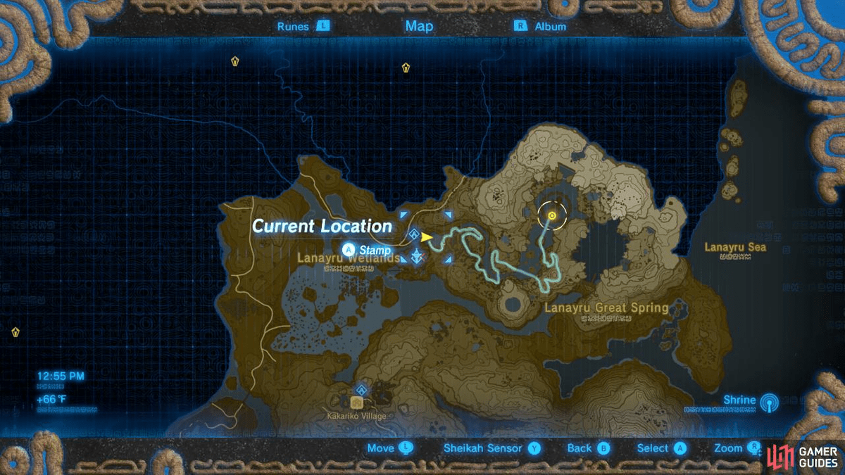 Zelda interactive map breath wild
