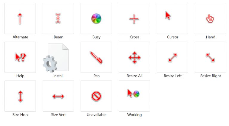 Change color of text cursor windows 10