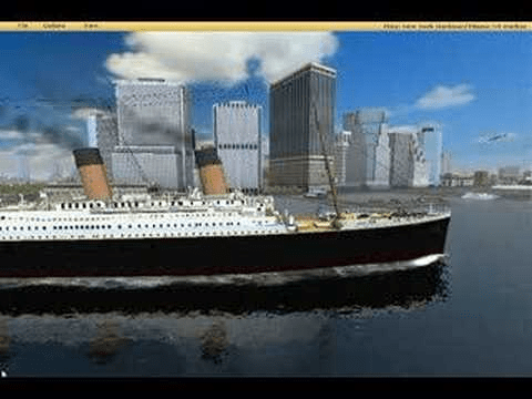 titanic ship sim