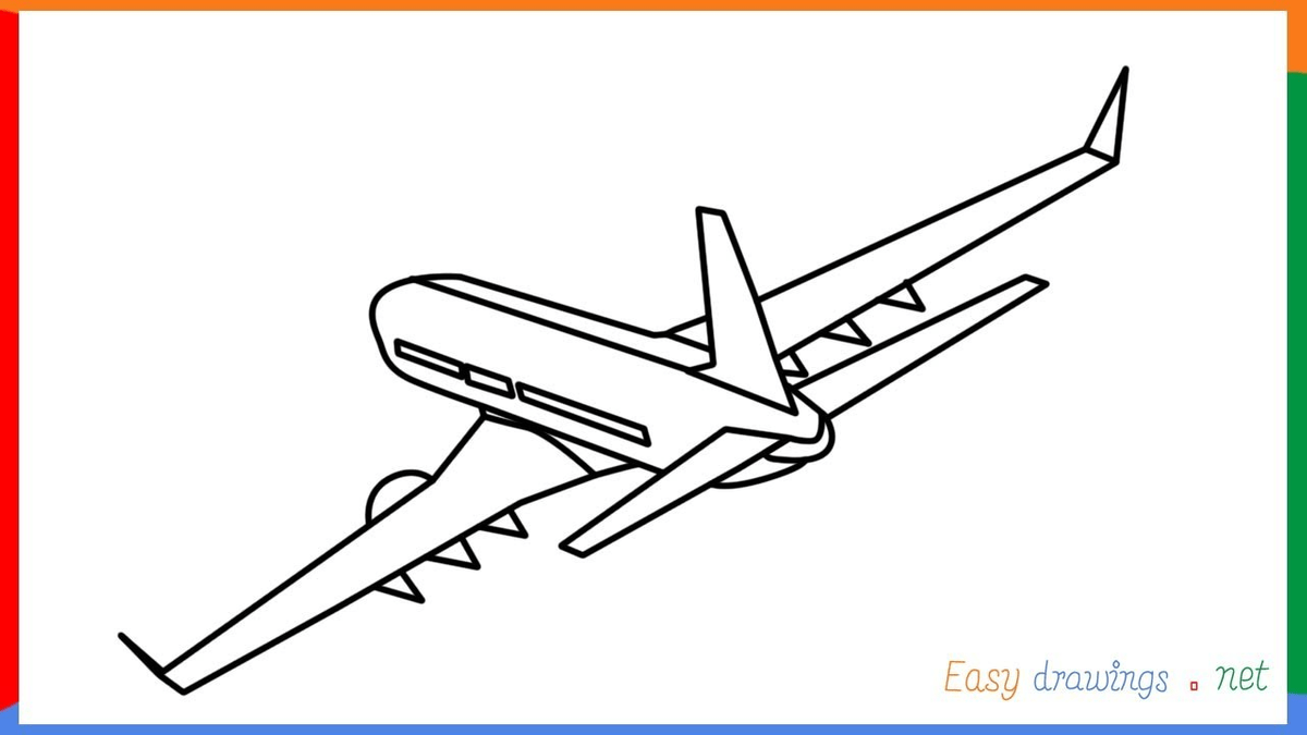 Draw simple airplane