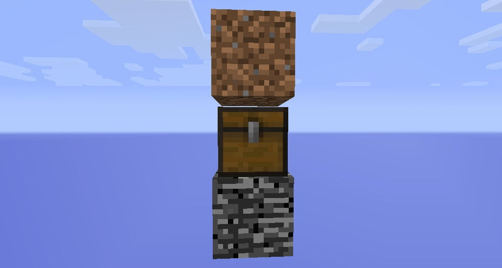 One block survival minecraft pe download english 1.14 6...