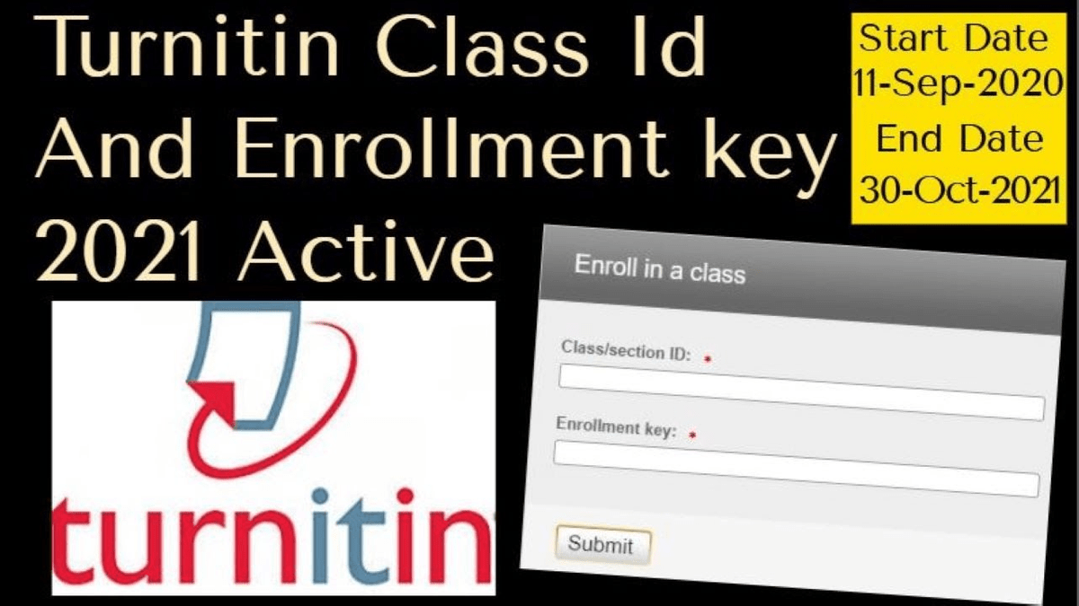 Turnitin login and password