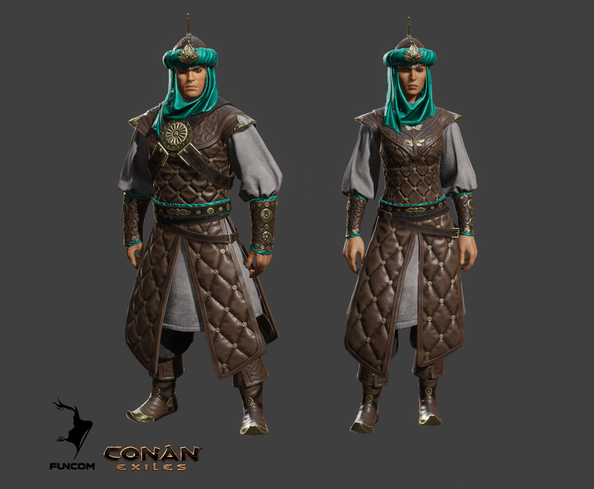 Reptile armor conan exiles