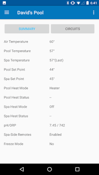 Pentair screenlogic app connect waiting for wifi