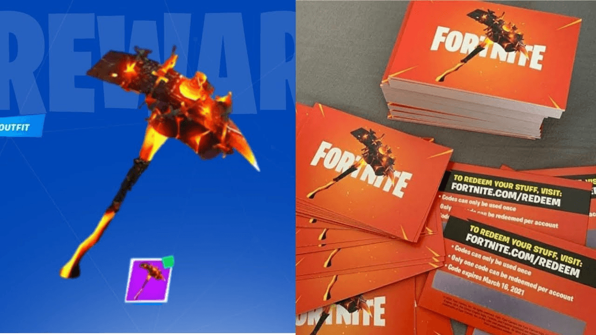 Redeem codes for fortnite pc