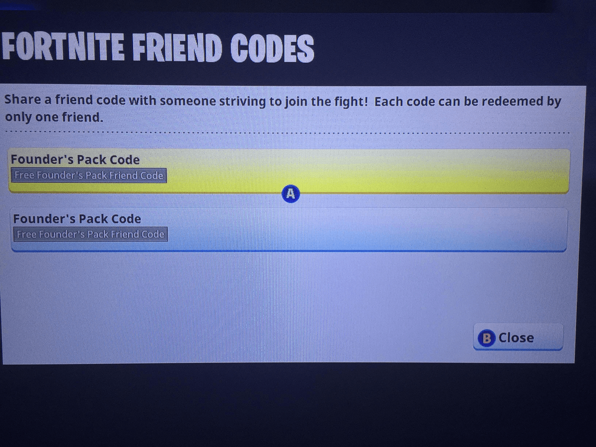 Redeem codes for fortnite pc