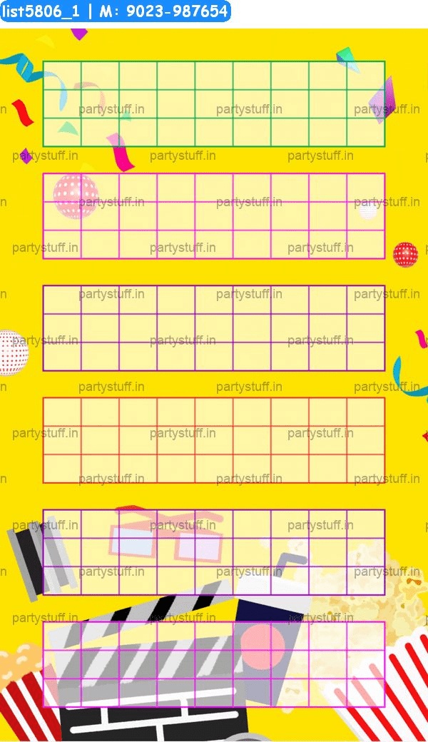 Housie game tickets book