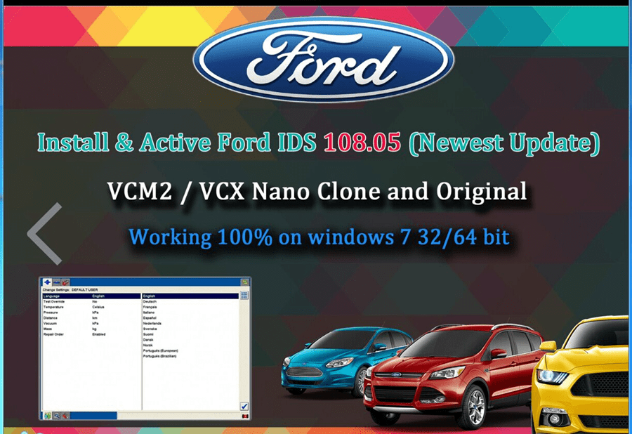 Ford ids calibration files c98 download
