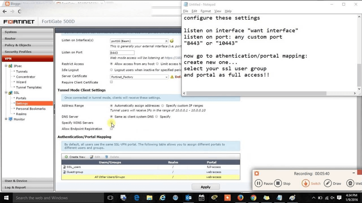 Forticlient ssl vpn offline installer