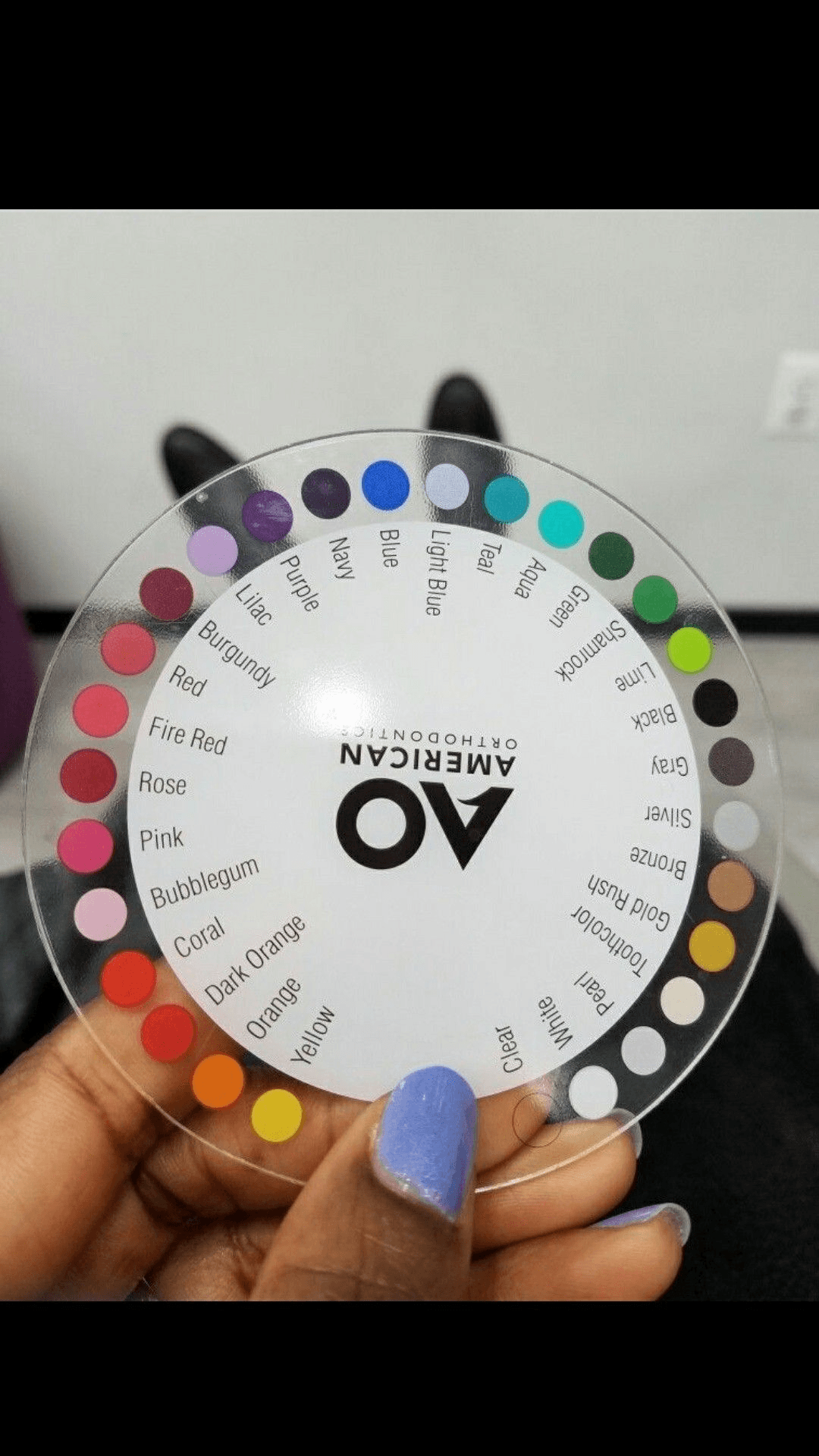 Braces color wheel online