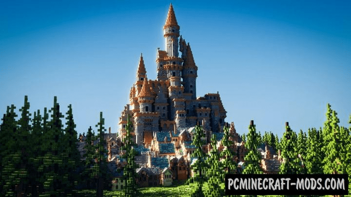 Big castle map minecraft