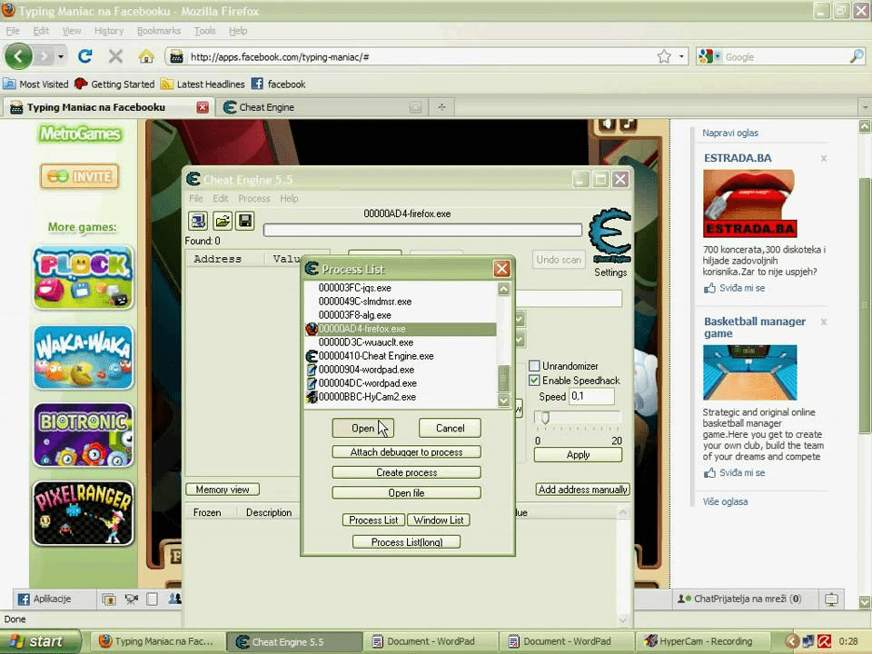 Typing maniac game online