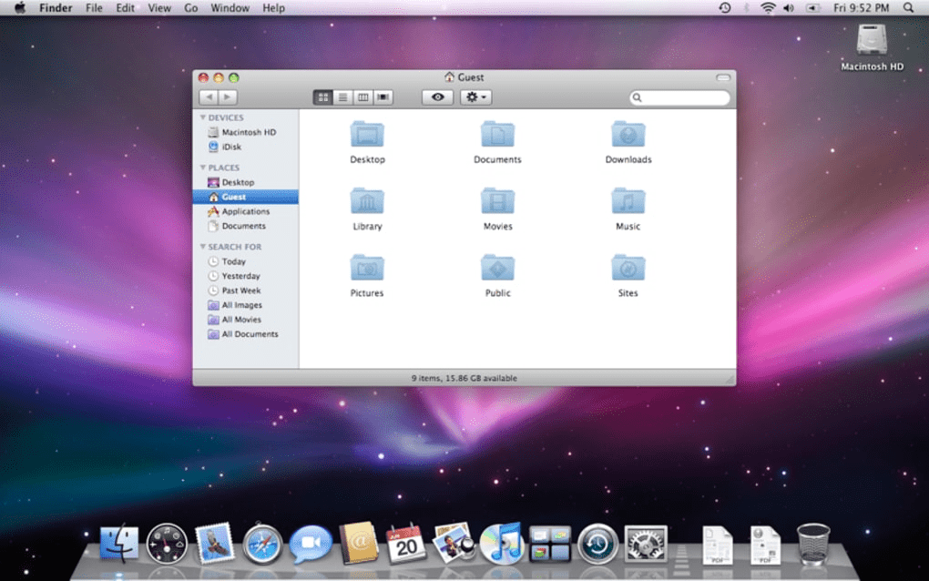 Mac os x 10.9.5 emulator