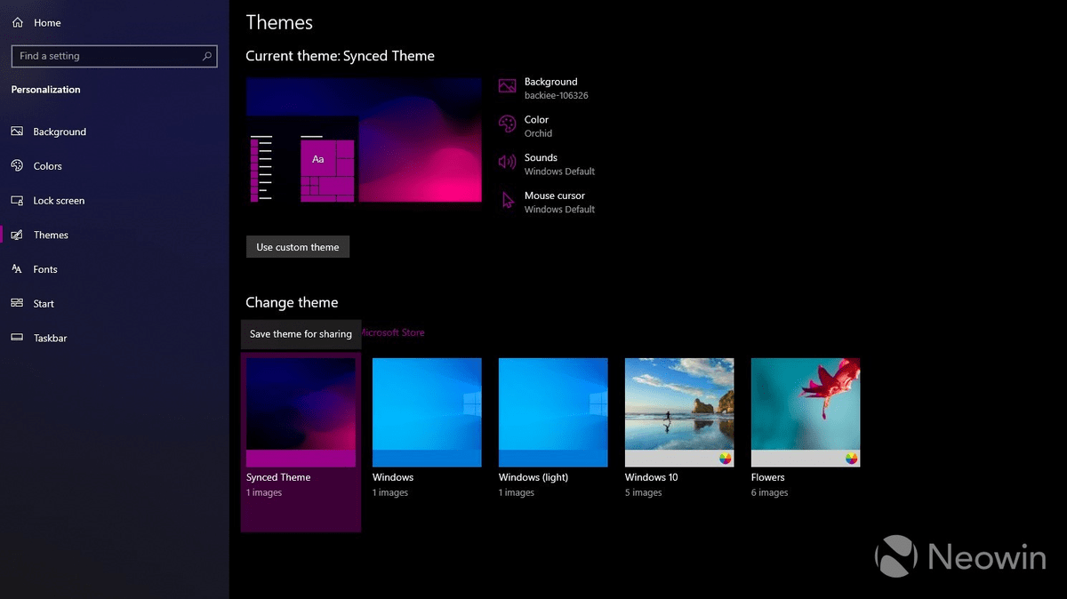 How to make windows 10 themes