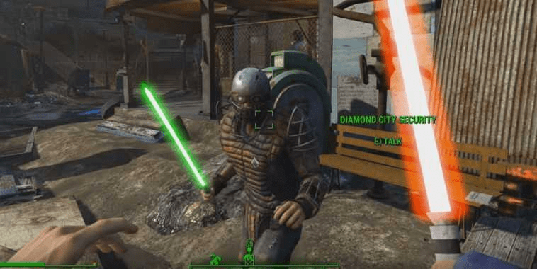 Fallout 4 star wars lightsaber mod nexus