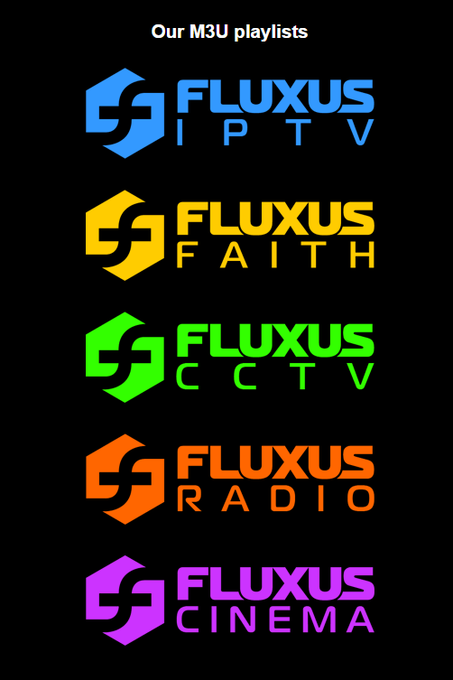 Fluxus m3u playlist