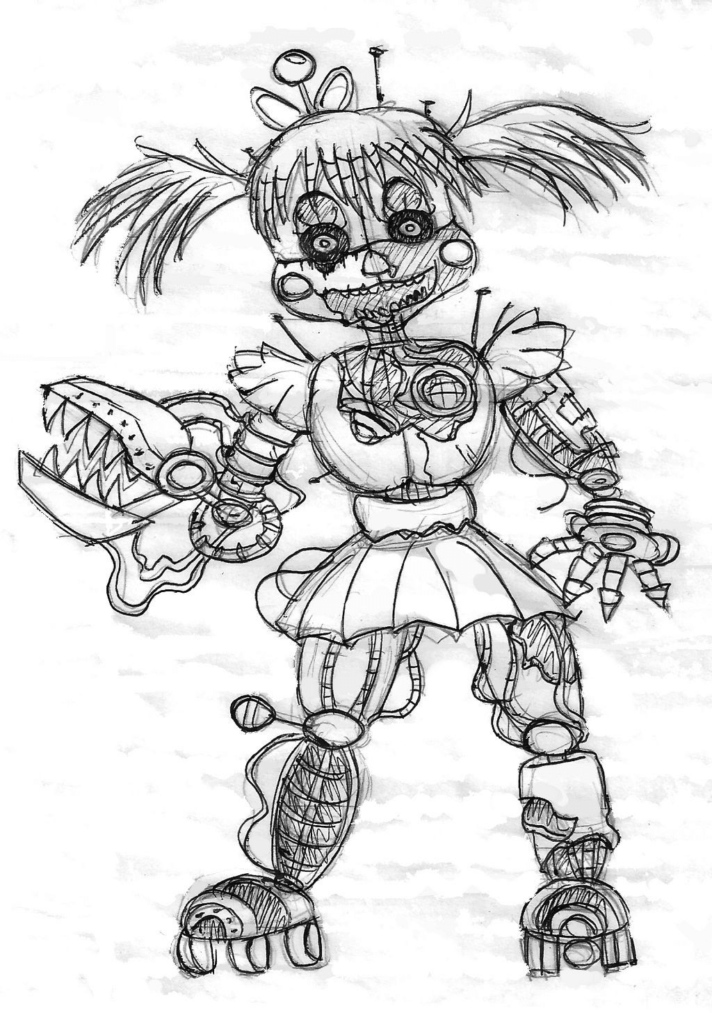elizabeth afton coloring pages