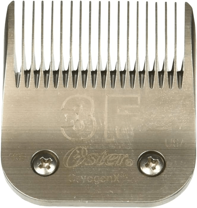 Oster dog clipper blade sizes chart