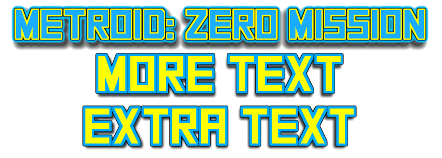 Legend of zelda font metroid font