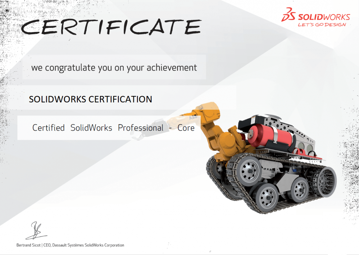 Solidworks associate certification