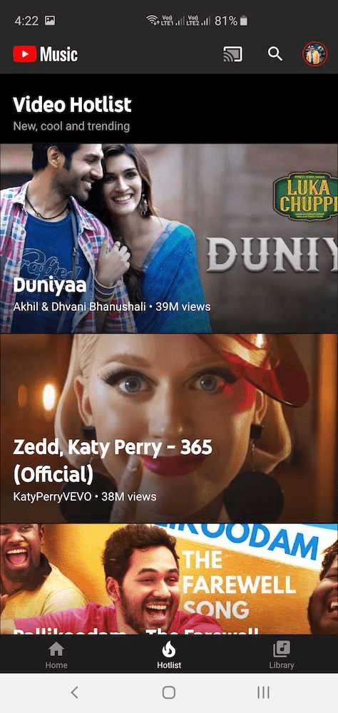 Download songs on youtube music
