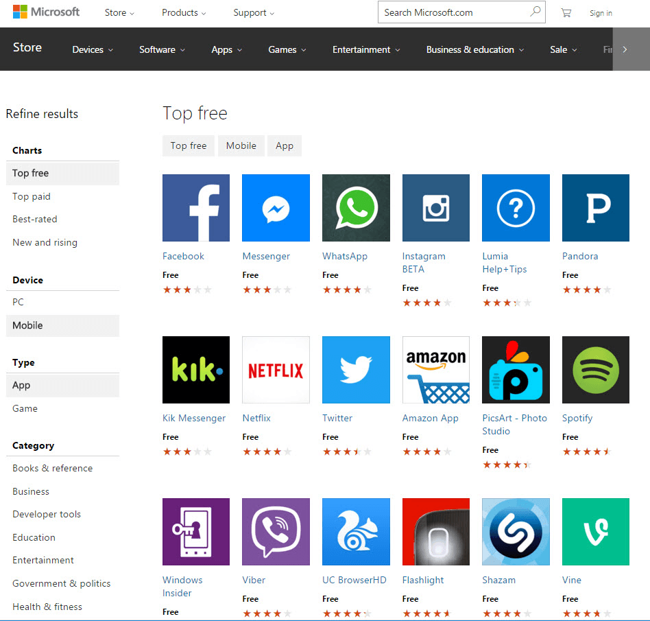 Windows 8 apps download without store