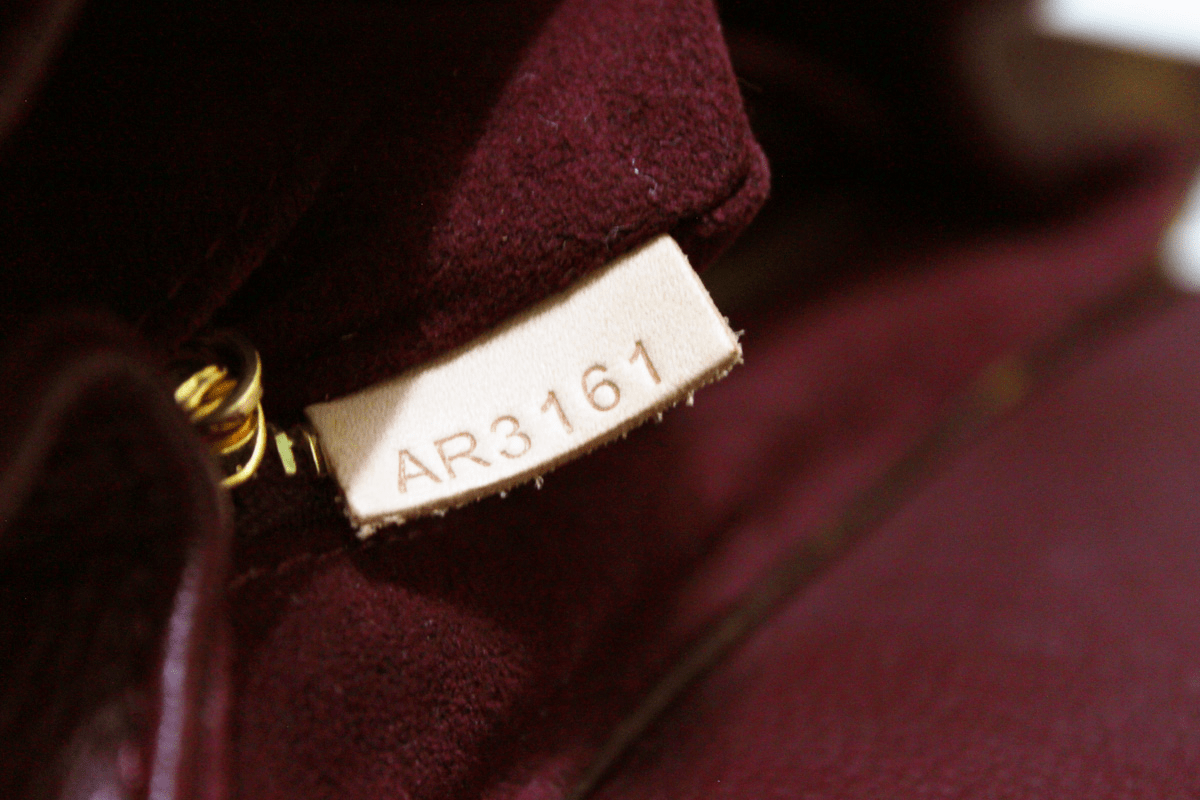 Louis vuitton codes and labels