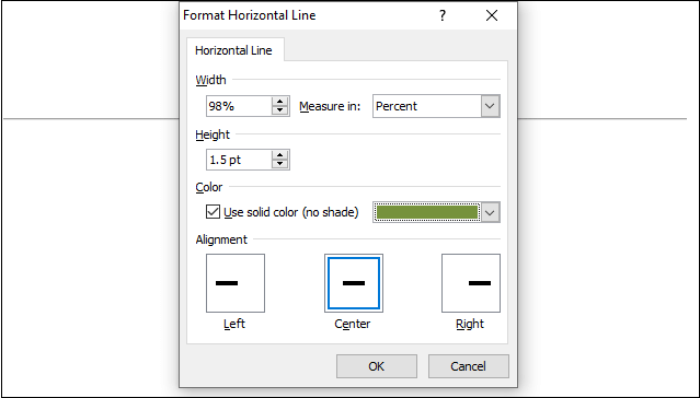 how to draw double horizontal line in word