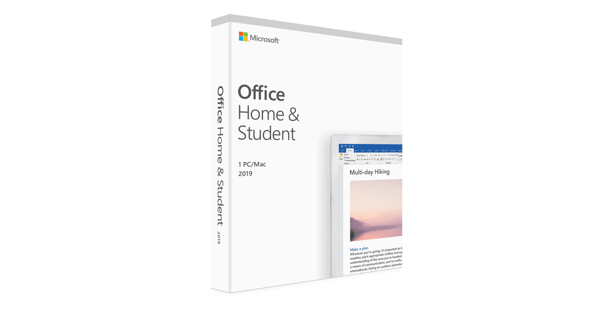 Office 2019 home & student mac