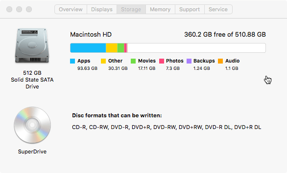Photo storage options for mac