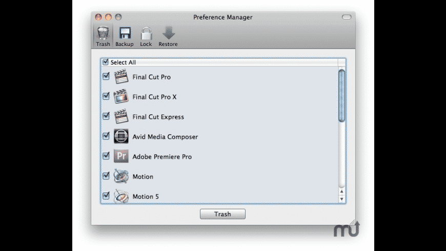 List of mac preference files for adobe premiere pro