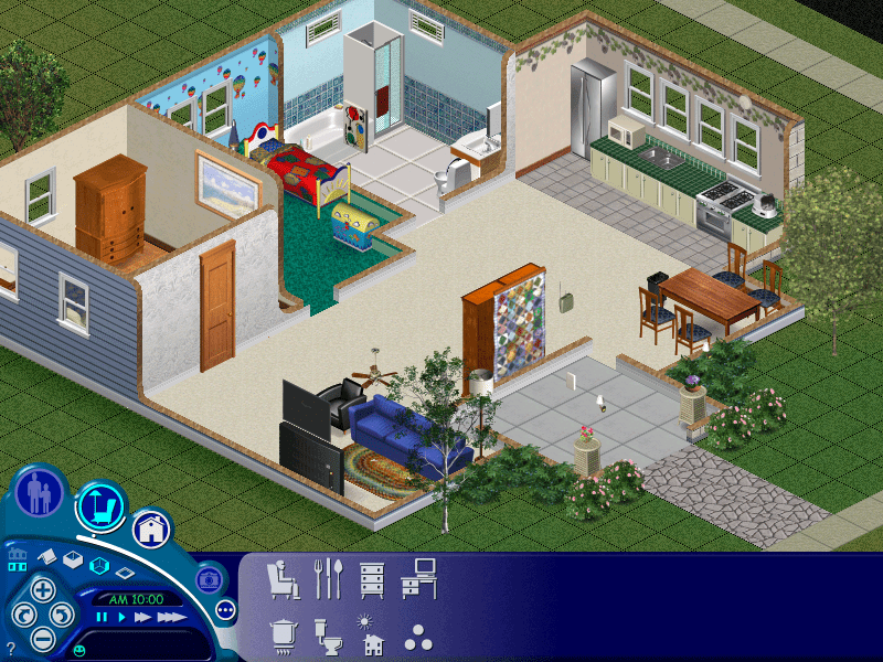 The sims 1 promo houses