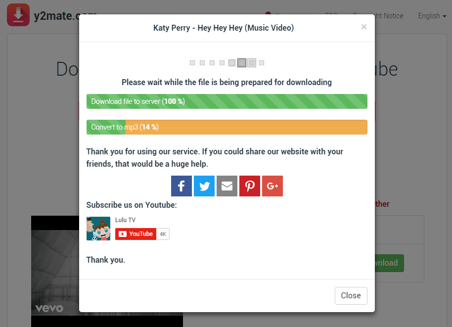 Y2mate youtube download