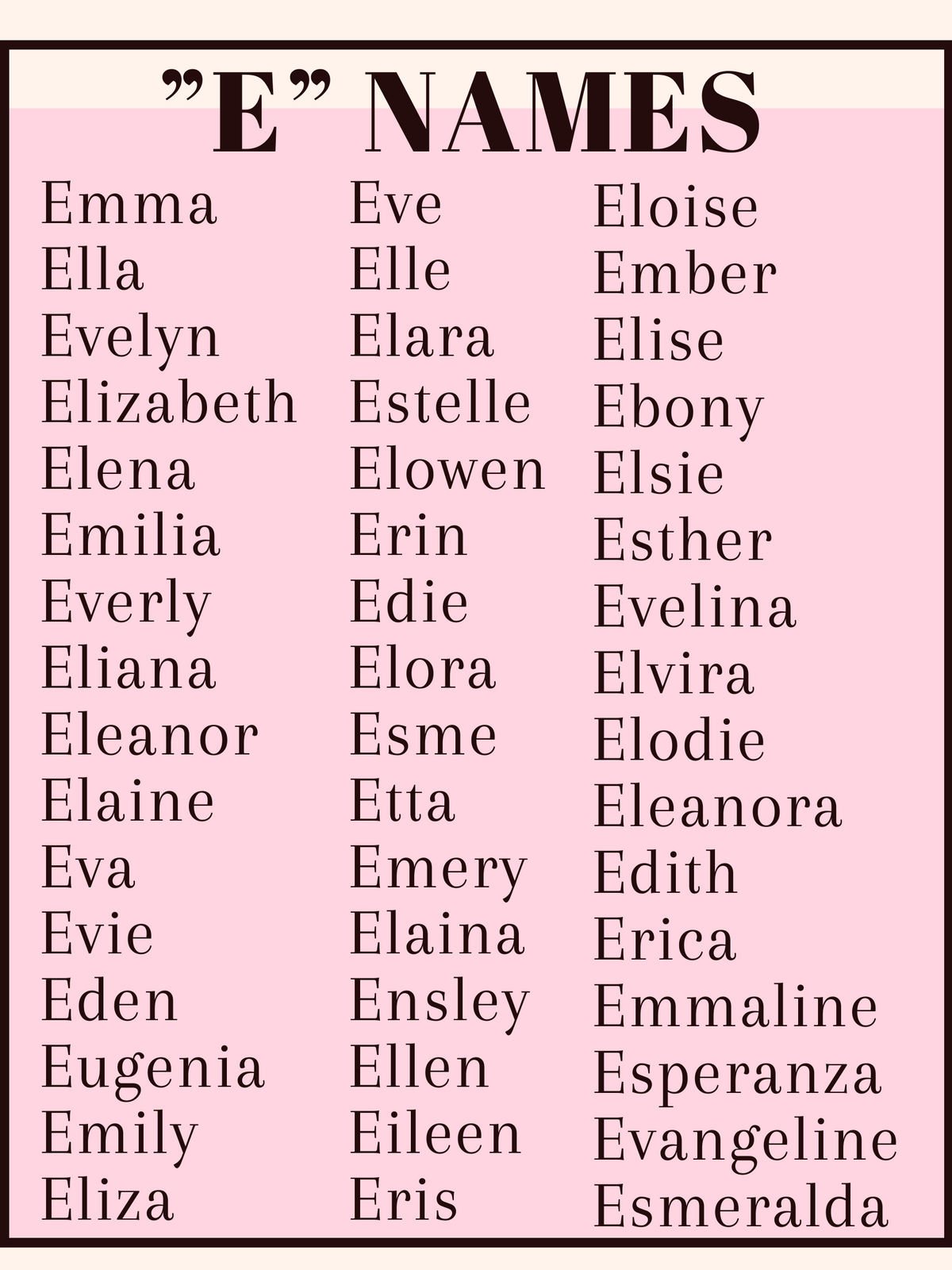 Unique girl names from the 60s