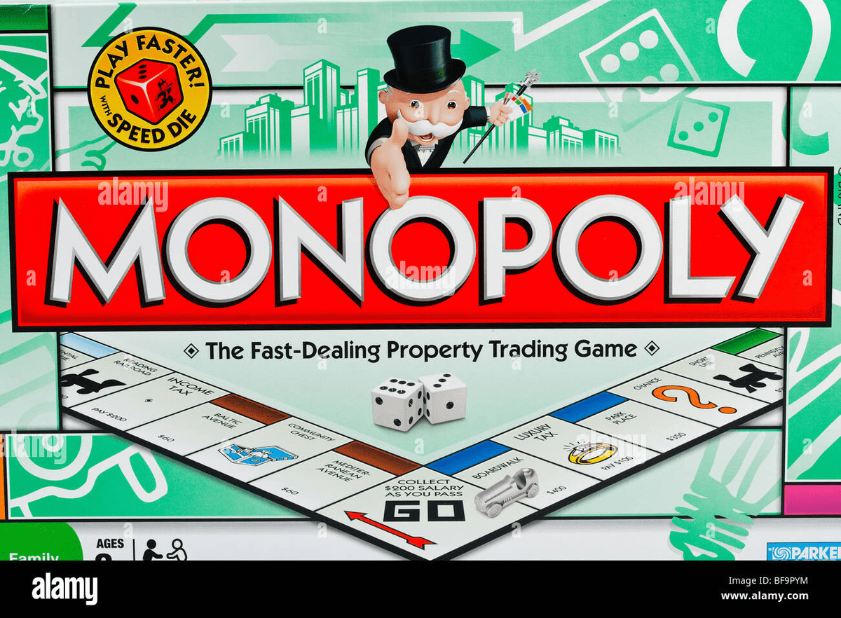 Classic original monopoly board vector