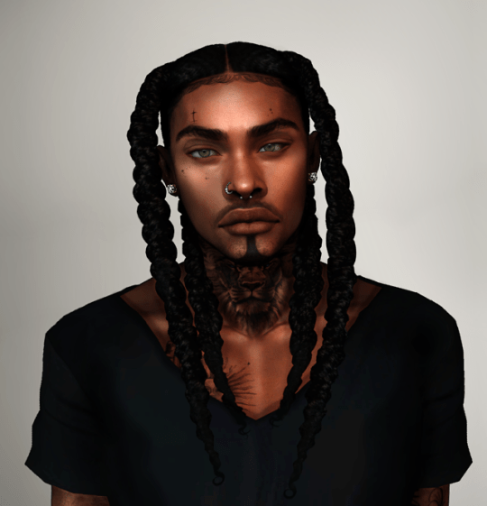 Sims 4 black male cc